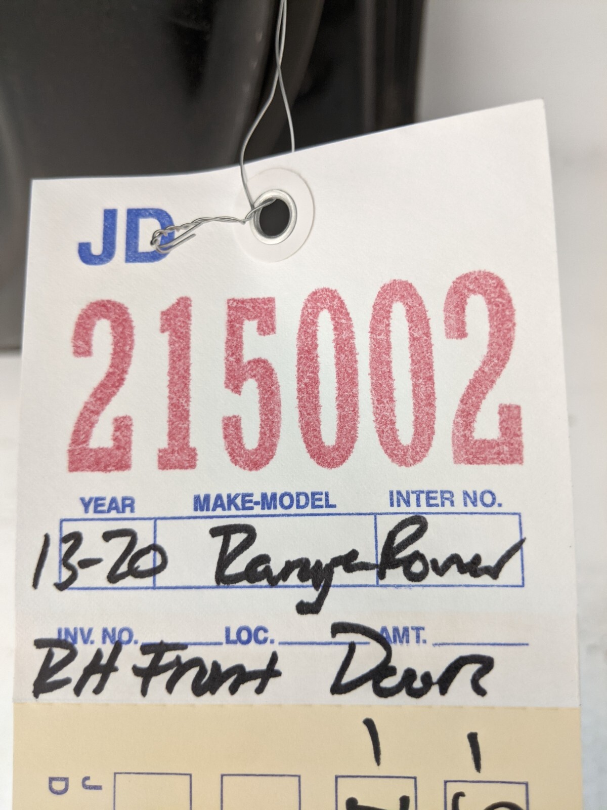 2013 - 2020 RANGE ROVER L405 FRONT RIGHT SIDE DOOR OEM USED LR036399 ...