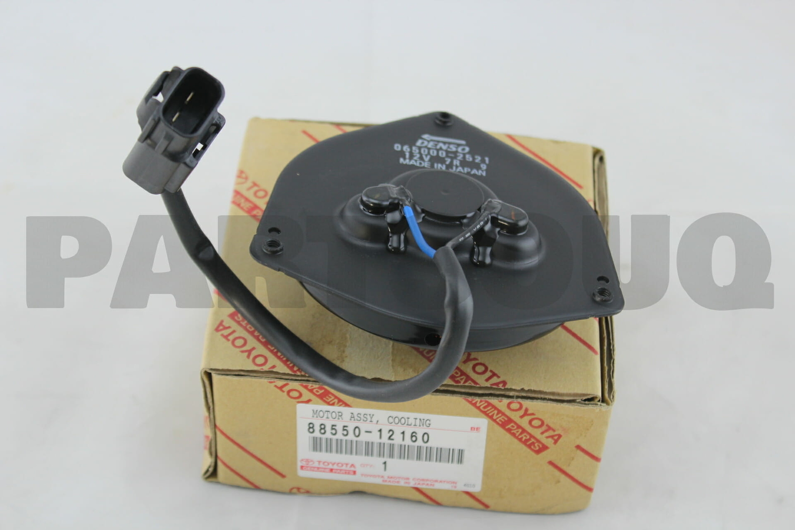 8855012160 Genuine Toyota MOTOR ASSY, BLOWER (FOR CONDENSER) 88550 ...