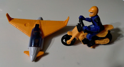 Lot Of 2 McDonald's Hasbro Action Man Grinder with Plane Figures Man ...