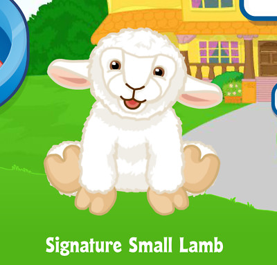 Webkinz Signature Small Lamb Virtual PET Adoption Code Only Messaged ...