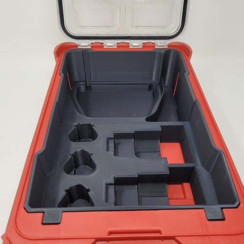 Fits Milwaukee Packout Deep Storage Tray INSERT for M12 Batteries and ...