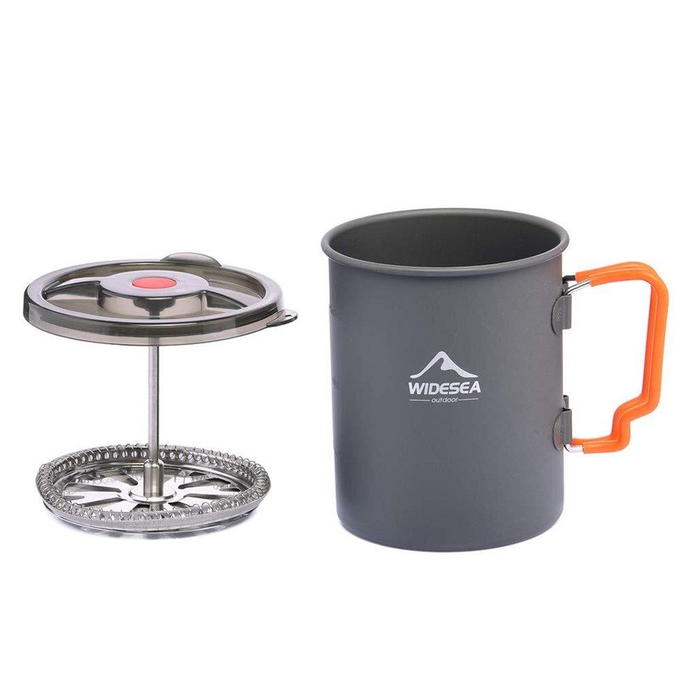 Camping Coffee Pot 750ml French Press Coffee Makerlightweight ...