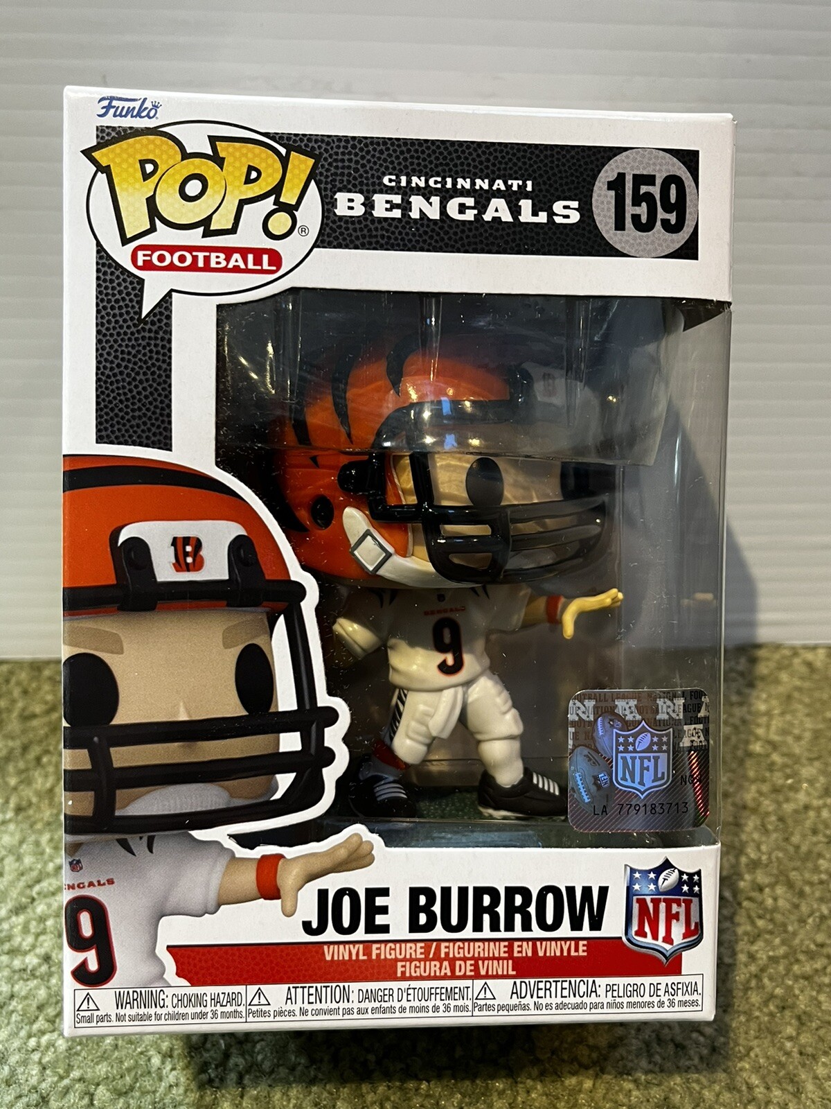 JOE BURROW Cincinnati Bengals #159 NFL FUNKO POP BRAND NEW Mib SUPER ...