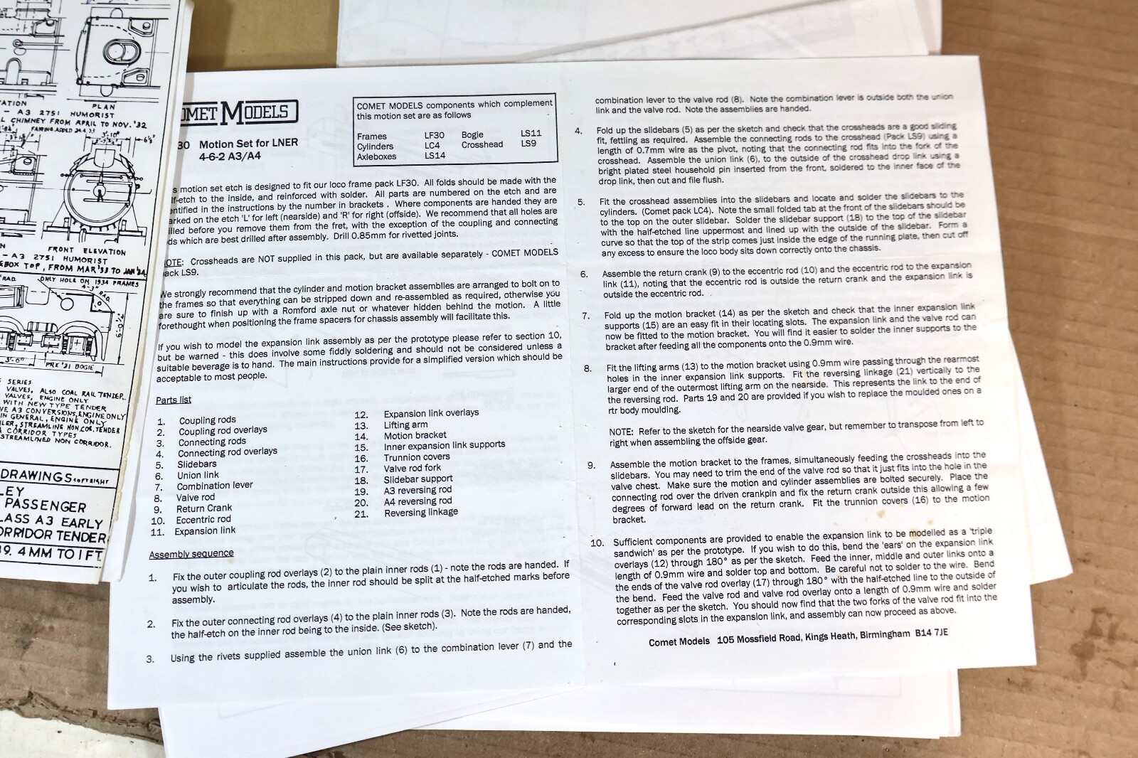 MARTIN FINNEY EM KIT BUILT LNER BR 4-6-2 CLASS A1 LOCO 4470 GREAT ...