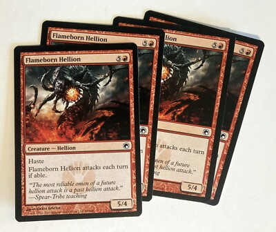 Flameborn Hellion (4) Scars of Mirrodin NM MTG Magic the Gathering | eBay