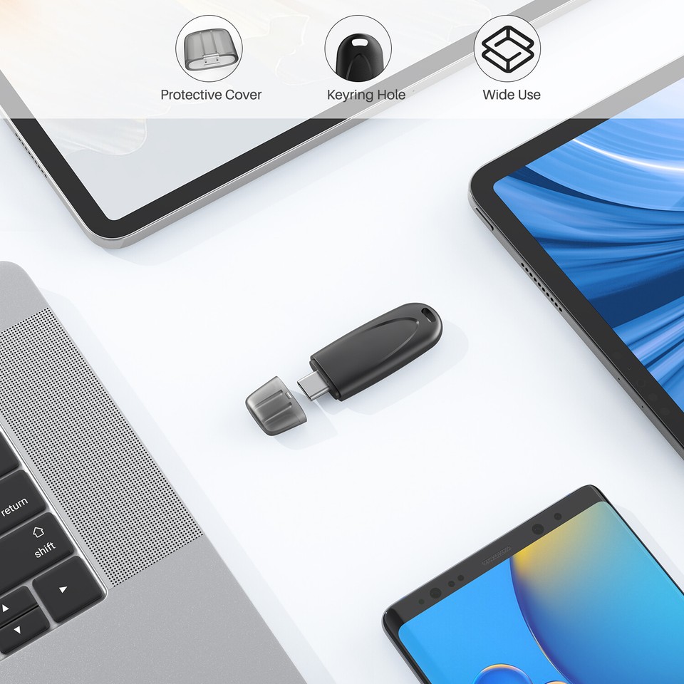 USB 2.0 32GB 64GB 128GB Type-C USB Flash Drive /USB-A Flash Drive For ...