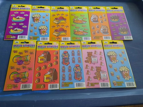 Mello Smellos Scratch & Smell Stickers....11 unique smells..rare! | eBay