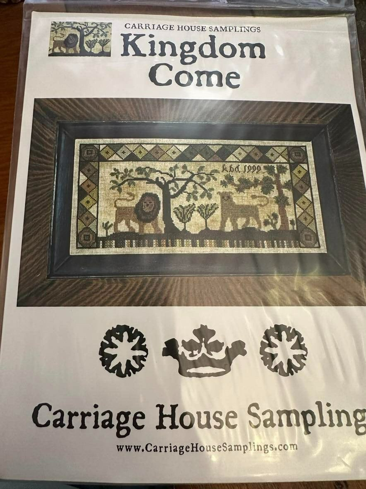 Carriage House Samplings KINGDOM COME Cross Stitch Chart | eBay