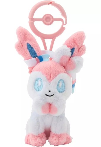 Pokemon Nymphia Sylveon Mascot Keychain Carabiner Charm Cute Toy Gift ...