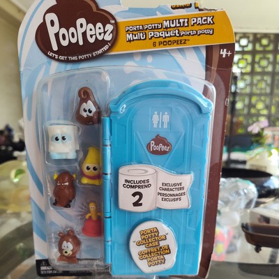 POOPEEZ SERIES 1 PORTA POTTY WITH 6 FIGURES NEW TOY | eBay
