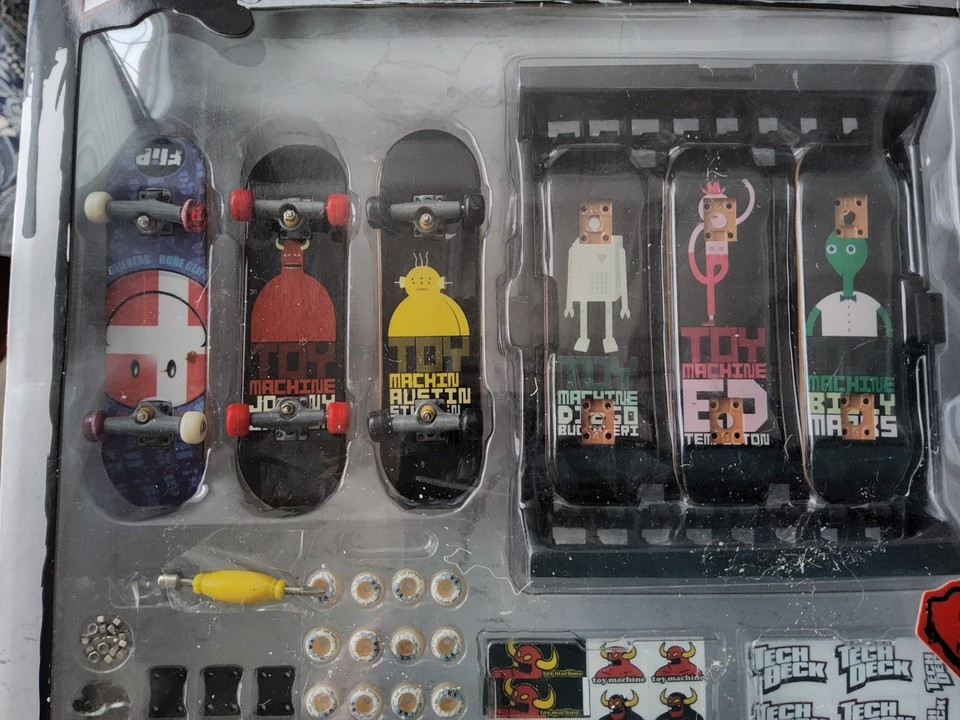 Vintage Tech Deck Sk8 Shop Bonus Pack – New Toy Machine Decks | eBay