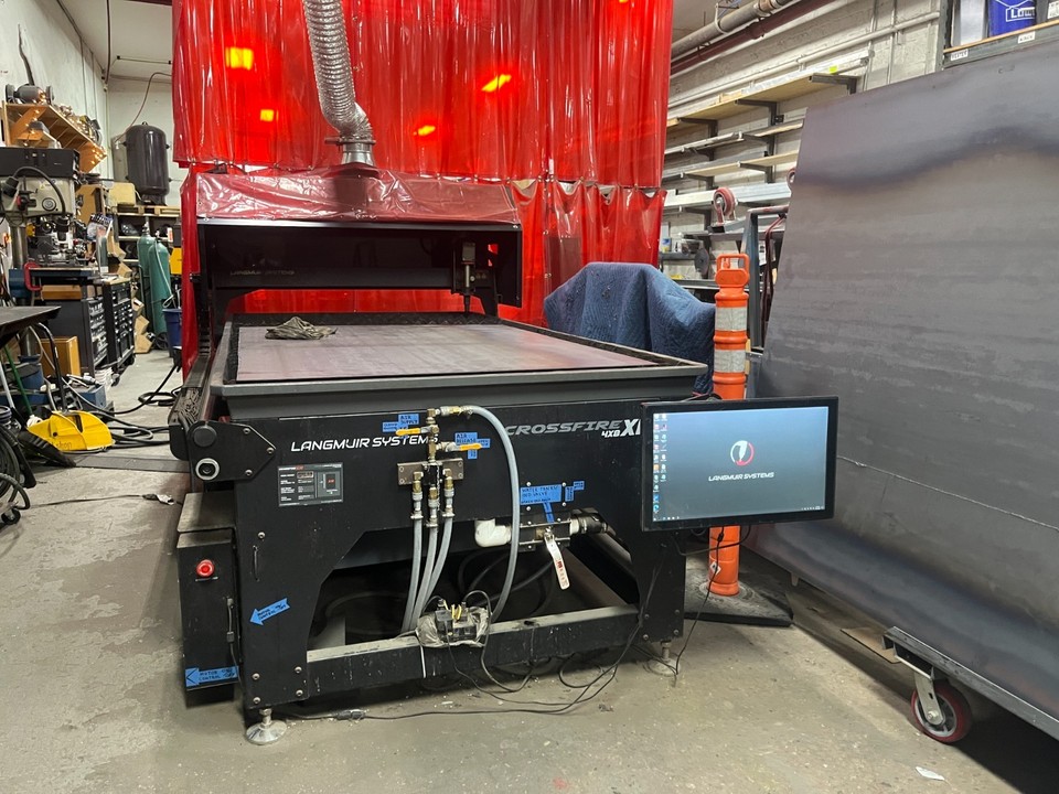 4x8' CrossFire XR CNC Plasma Table - Langmuir Systems w/ Removable ...