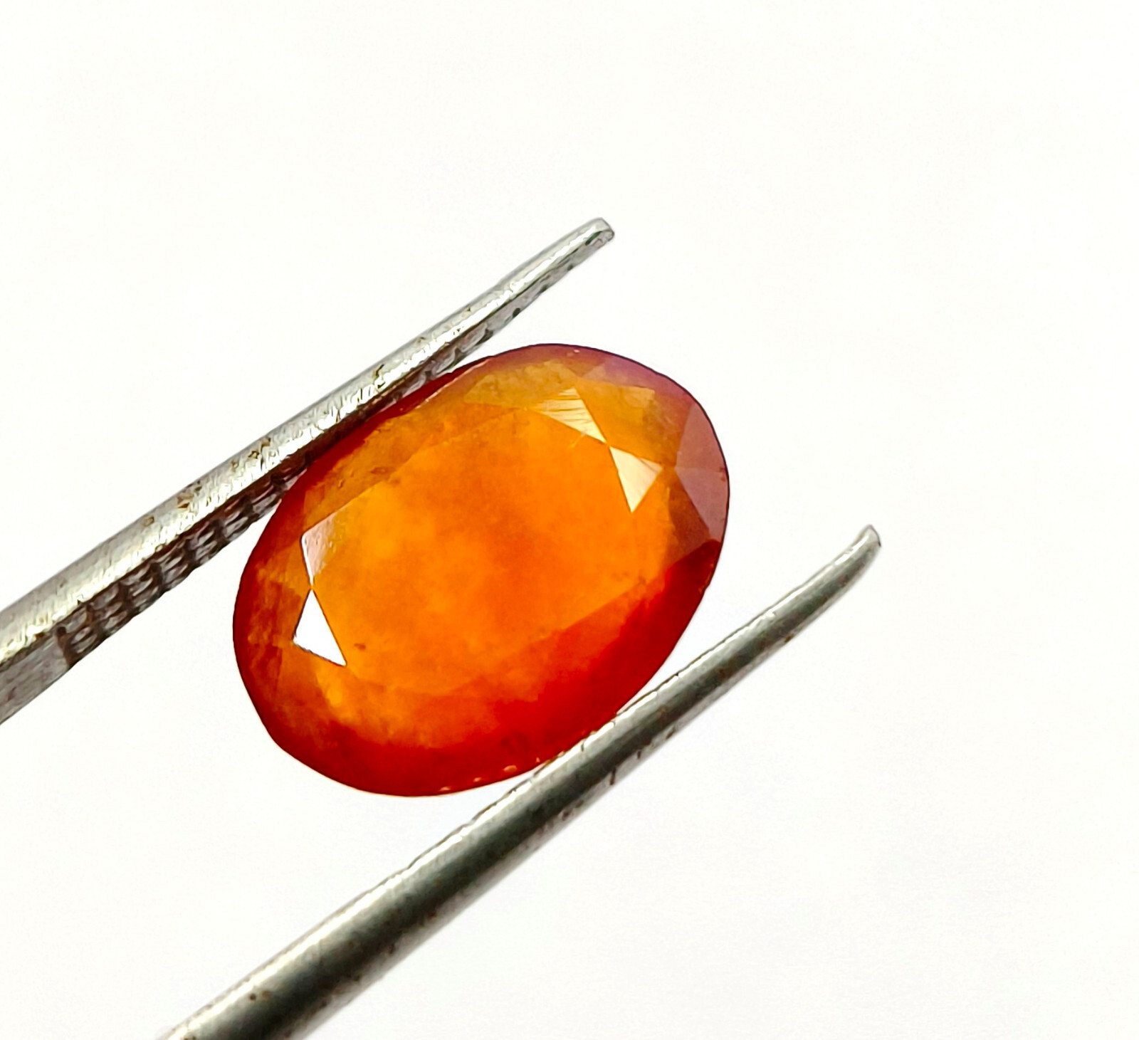 Natural Orange Hessonite Garnet Untreated Oval Cut Shape Loose Gemstone K77 | eBay