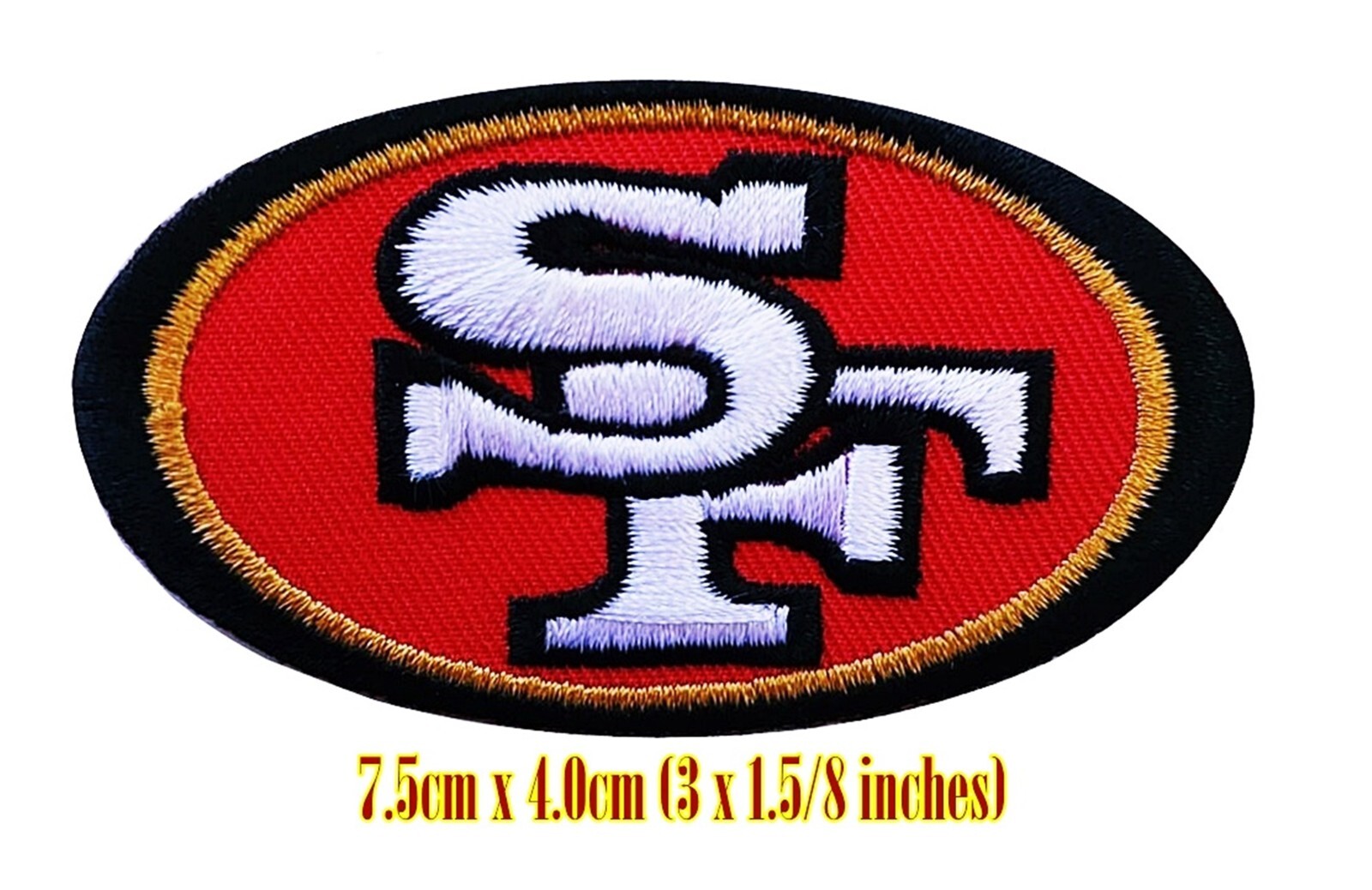 San Francisco 49ers NFL Footballs Patches Embroidery iron,sew(From Thai ...