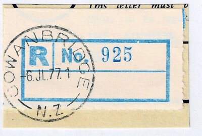 NZ POSTAL HISTORY POSTMARK - GOWANBRIDGE (NN) J CLASS - DS 2266 | eBay