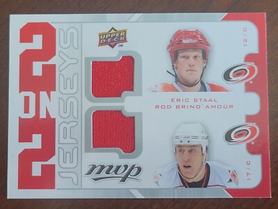 2008 MVP 2 on 2 Jerseys Rod Brind'Amour Vincent Lecavalier Eric Staal ...