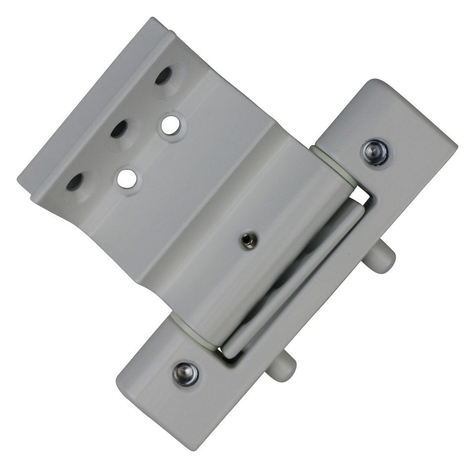 Mila Ideal Pendulum Rebate Butt Hinge uPVC Door Double Glazing White 9 ...