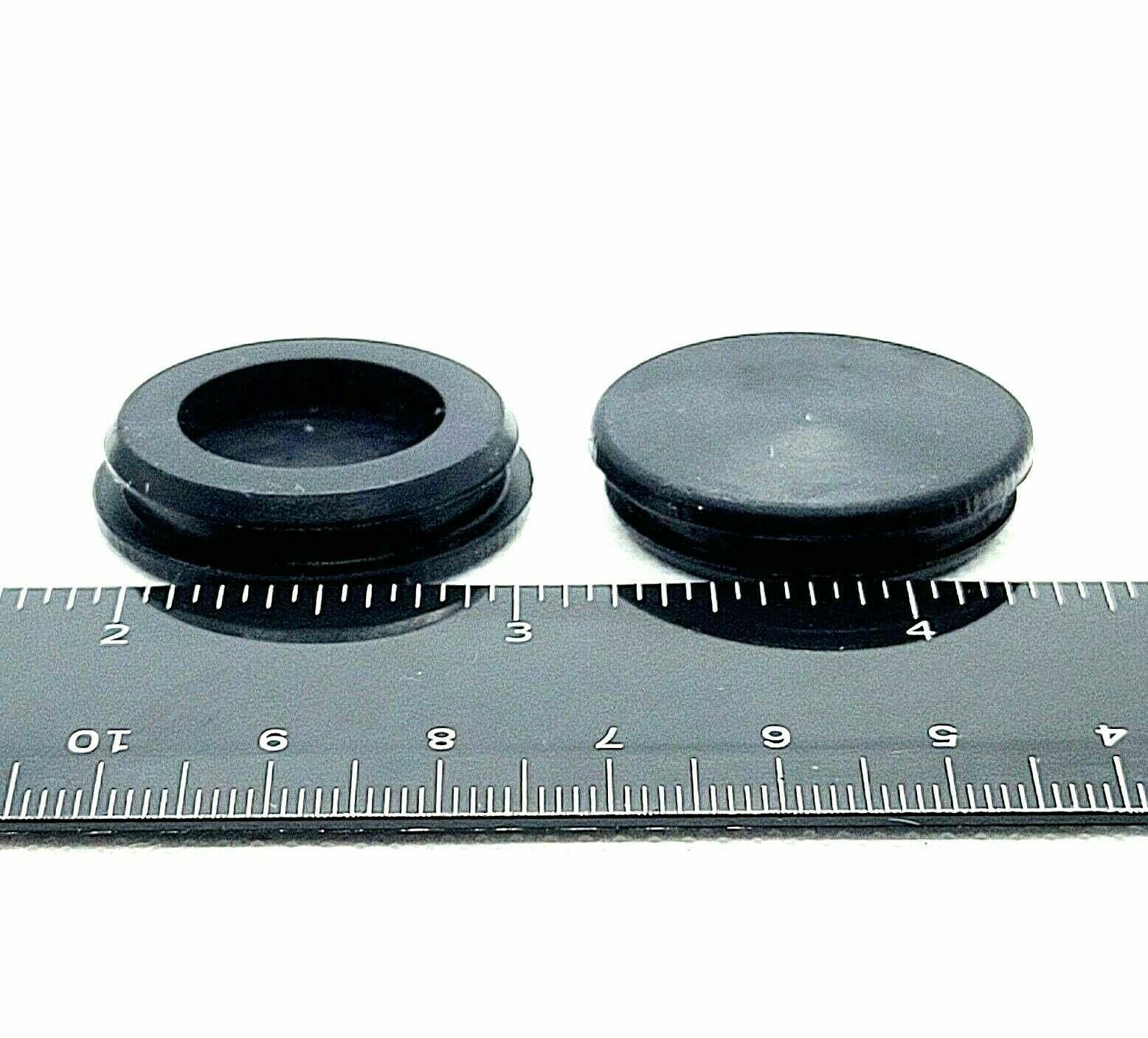 1" ID Rubber Grommet Knockout Panel Hole Plug 1/8" Groove with 1 1/4 ...