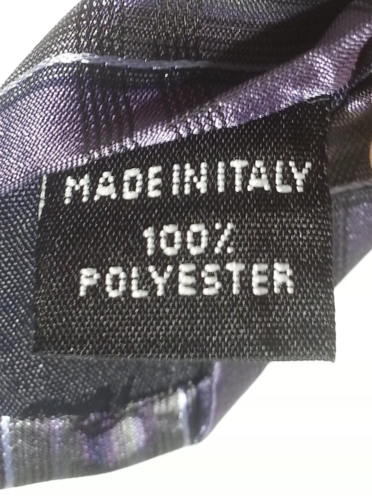 Conwell Men Dress Tie Made in ITALY Polyester 60" Long 4" Wide Purple ...