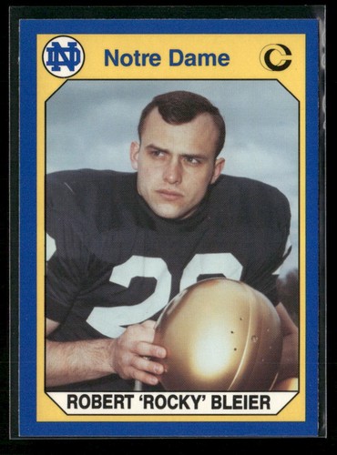 Robert "Rocky" Bleier 1990 Collegiate Collection Notre Dame #41 | eBay