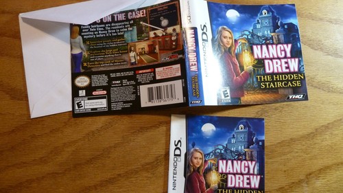 Nancy Drew: The Hidden Staircase (Nintendo DS) Manual & Artwork, NO ...