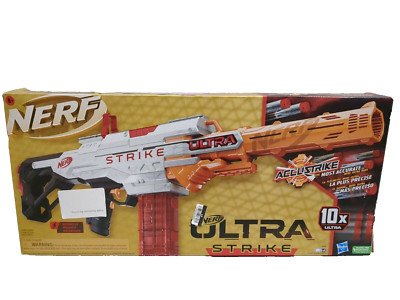 Hasbro Nerf Ultra Strike Motorized Blaster Toy Gun with 10 Nerf ...
