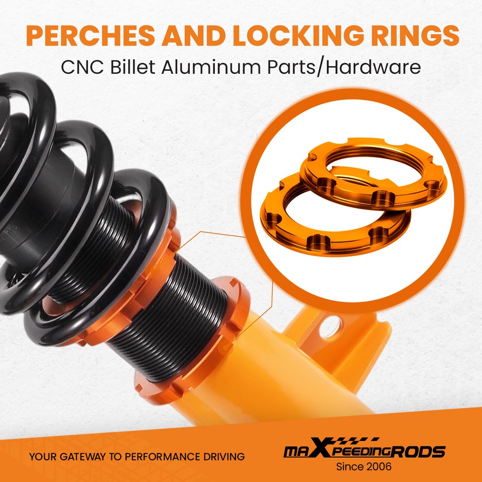 MaXpeedingrods Coilovers Suspension Lowering Kit for Ford Mustang 05-14 ...