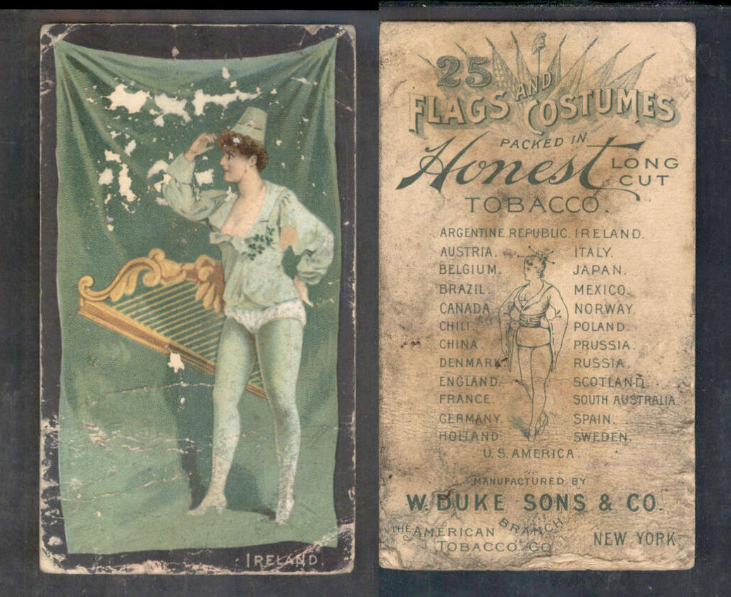 1892 N109 DUKE FLAGS AND COSTUMES IRELAND ' 223 | eBay