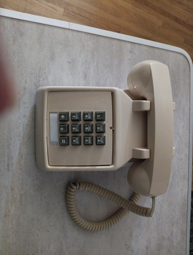 CORTELCO Beige Corded Push Button Desk Phone with Hearing Volumn ...
