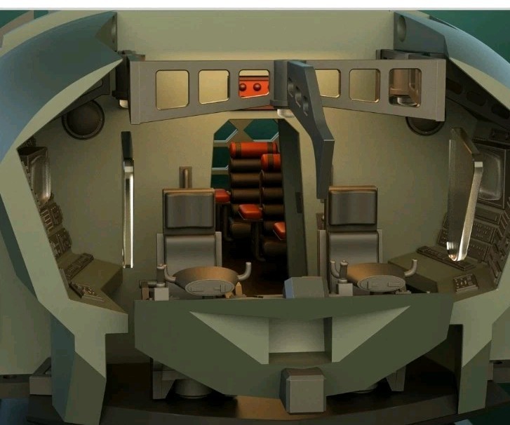 Land Of The Giants Spindrift 1/32 scale Model Kit Custom 3d Large W Ful ...