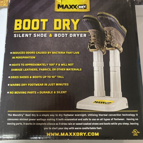 Maxx Dry Boot Dryer Silent Footwear And Glove Dryer. | eBay