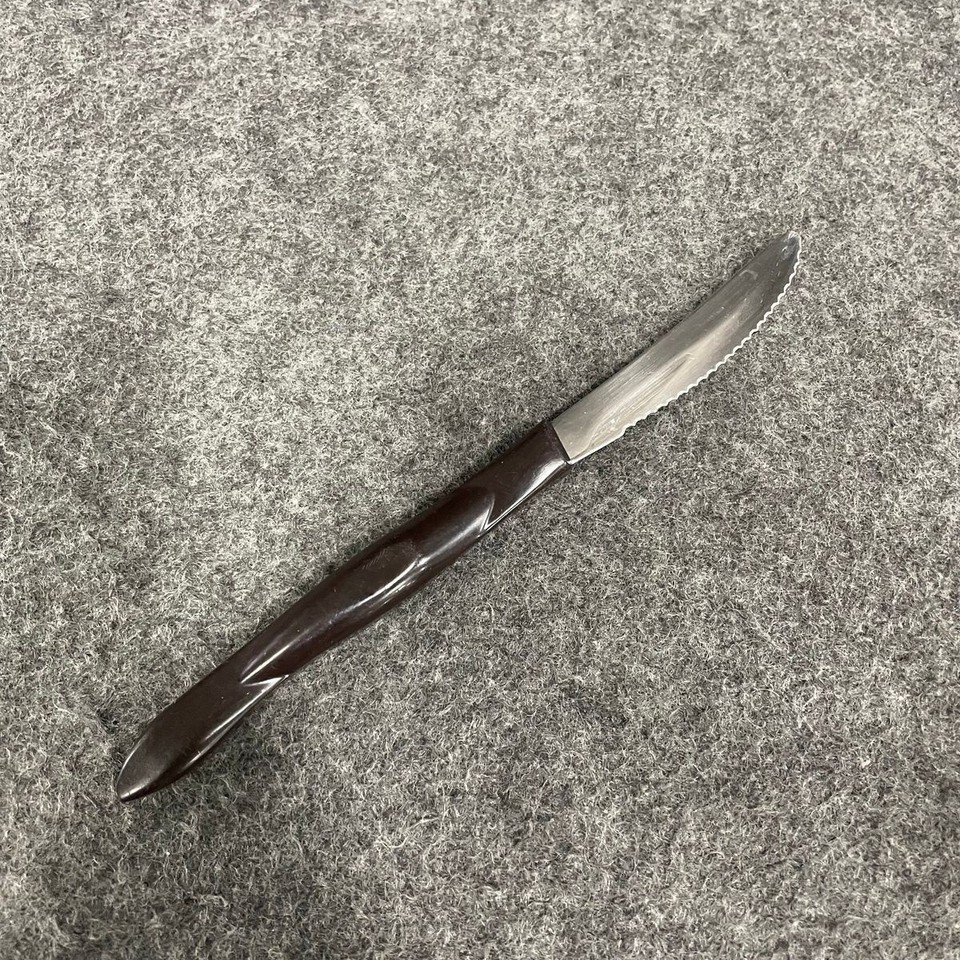 CUTCO 1759 KK Serrated Edge Blade Table Knife, Dark Brown Handle | eBay