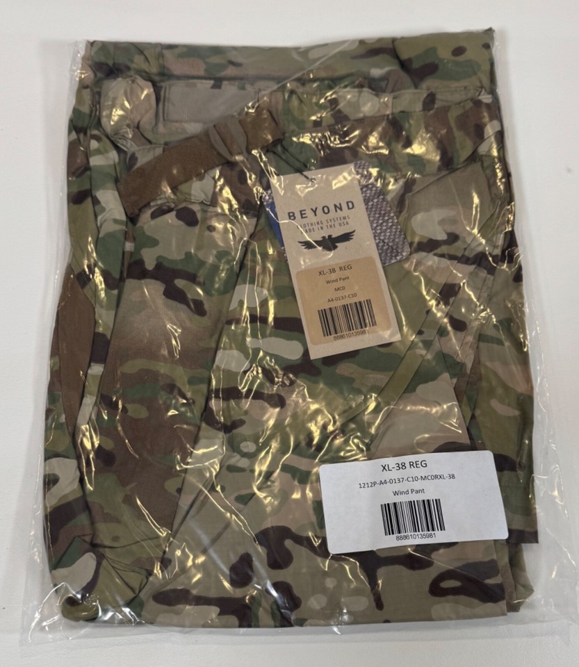 New Beyond Clothing A4 Wind Lightweight Pant Pants Multicam OCP Size 38 ...