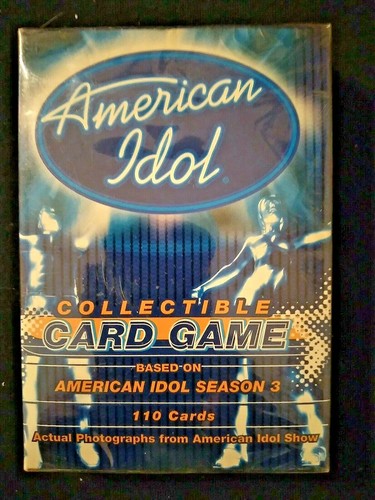 Season 3 American Idol COLLECTIBLE Card Game 110 CARDS FACTORY SEALED ...