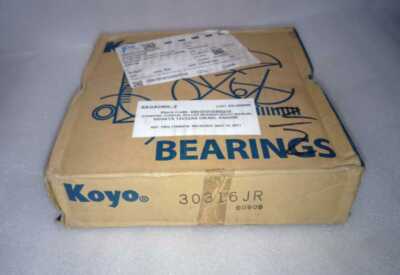 30316 Taper Roller Wheel Bearing Tapered Bearing NEW KOYO JAPAN BOX ...