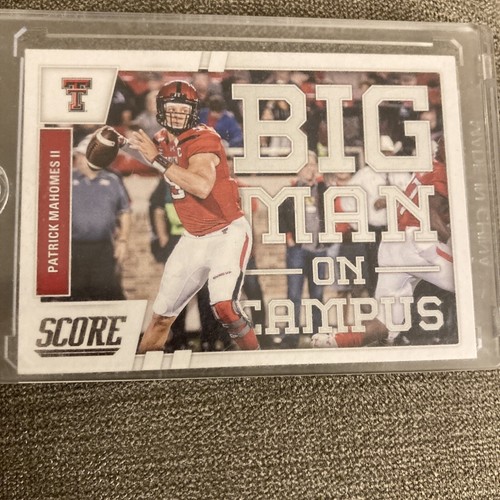 ROOKIE PATRICK MAHOMES II 2017 Panini Score RC Card No.6 Big Man on ...