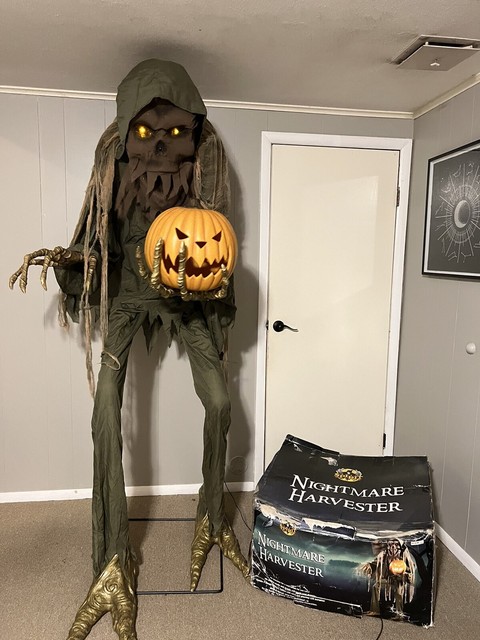 Spirit Halloween 01384734 7 1 FT Nightmare Harvester Animatronic Metal ...