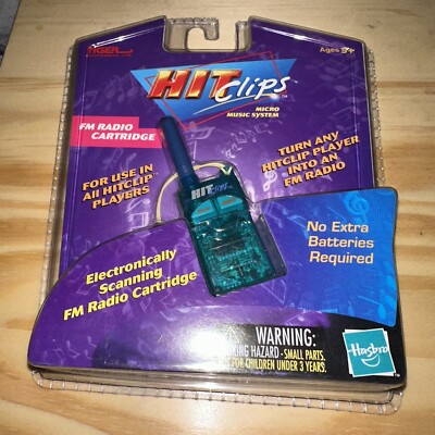 HitClips FM Radio Cartridge 2000 Tiger Electronics Hit Clips ...