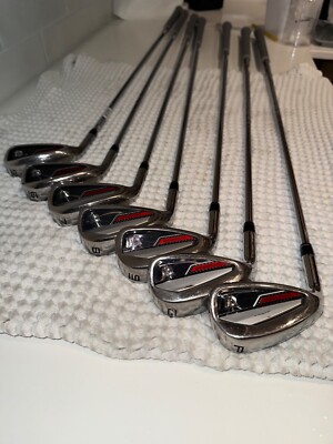 Wilson Dynapower Irons (left handed) | eBay