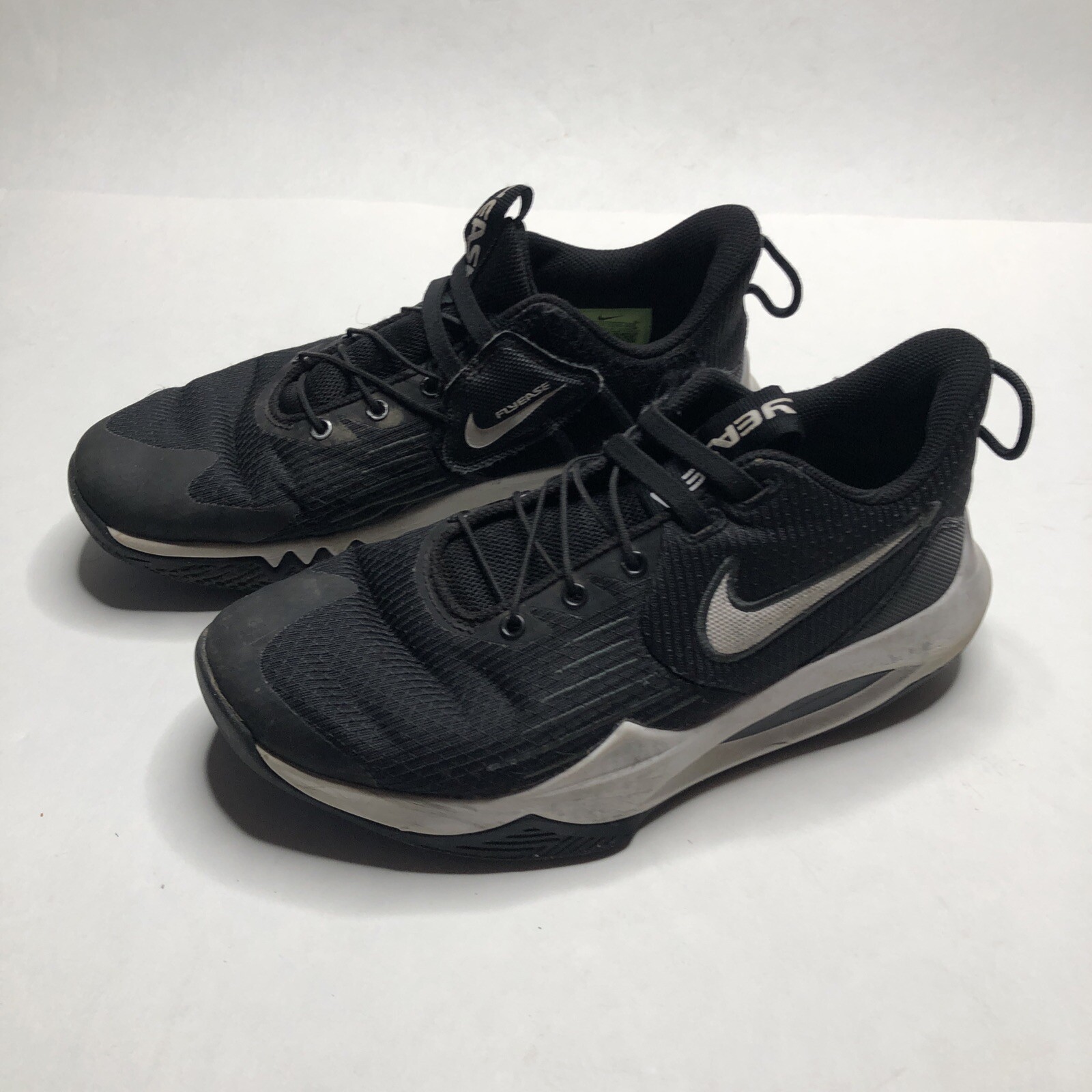 Nike Precision V Flyease Black White Men's Black Low … - Gem