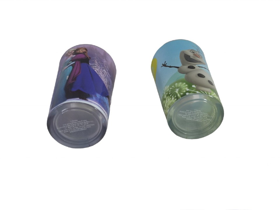 Disney Frozen Elsa Anna & Olaf Pint Glasses Set 16 Oz Drinking Cup ...