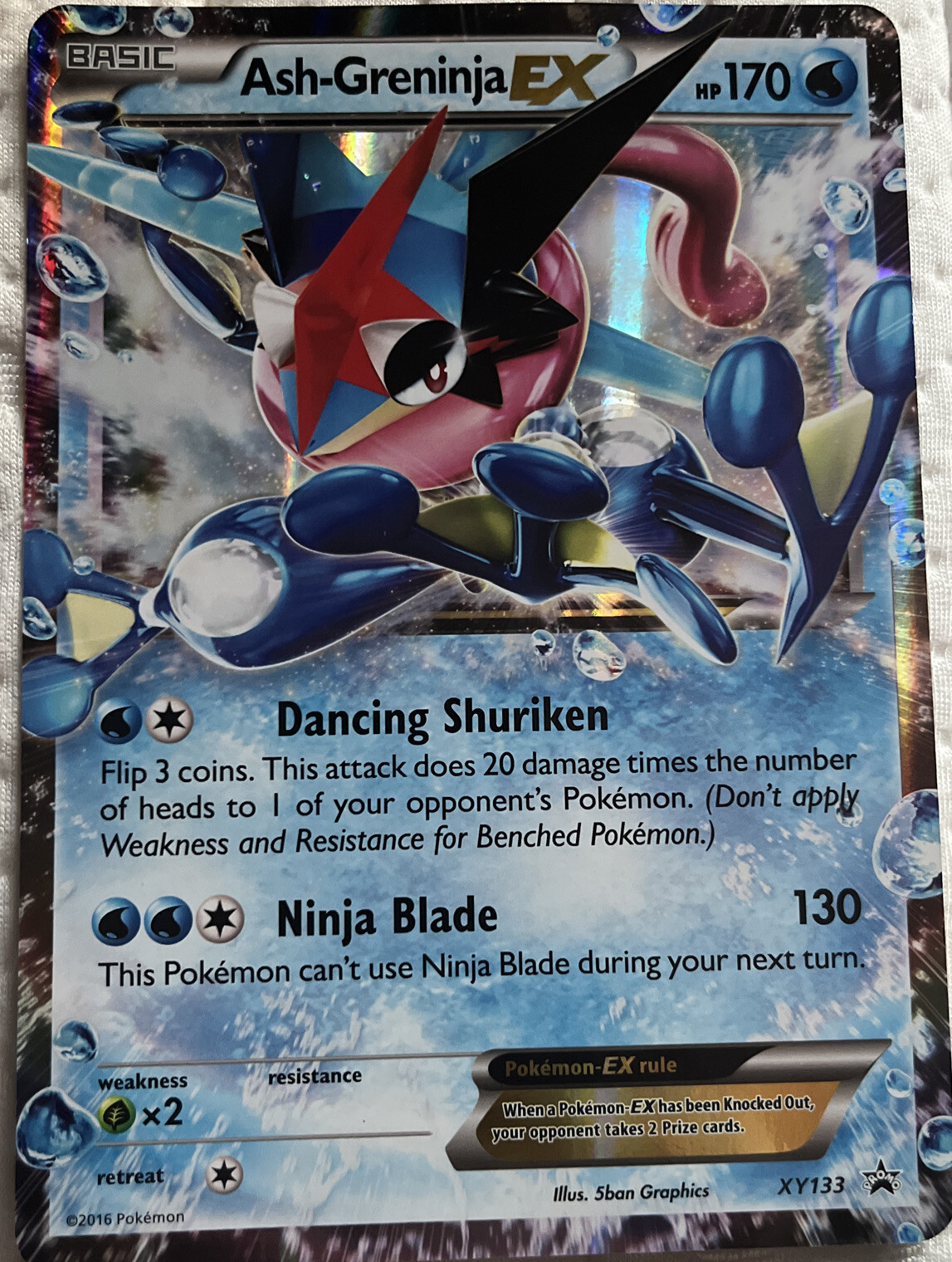 Pokemon Mega Greninja Card