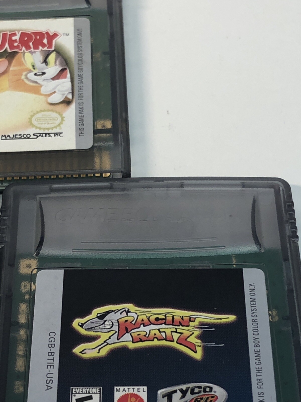 Lot Of 3 Nintendo Game Boy Color Games Rugrats In Paris,Tom & Jerry ...