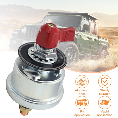 12 V Master Battery Disconnect Switch 2 post SPST Kill Cut-Off Nascar ...