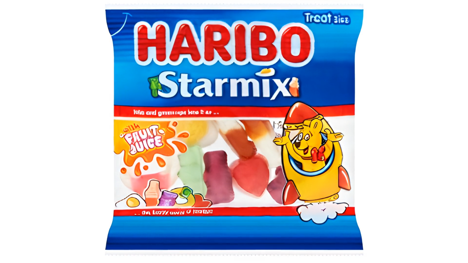 Haribo Starmix 16g Treat Size Mini Bags Box of 100 REDUCED TO CLEAR ...
