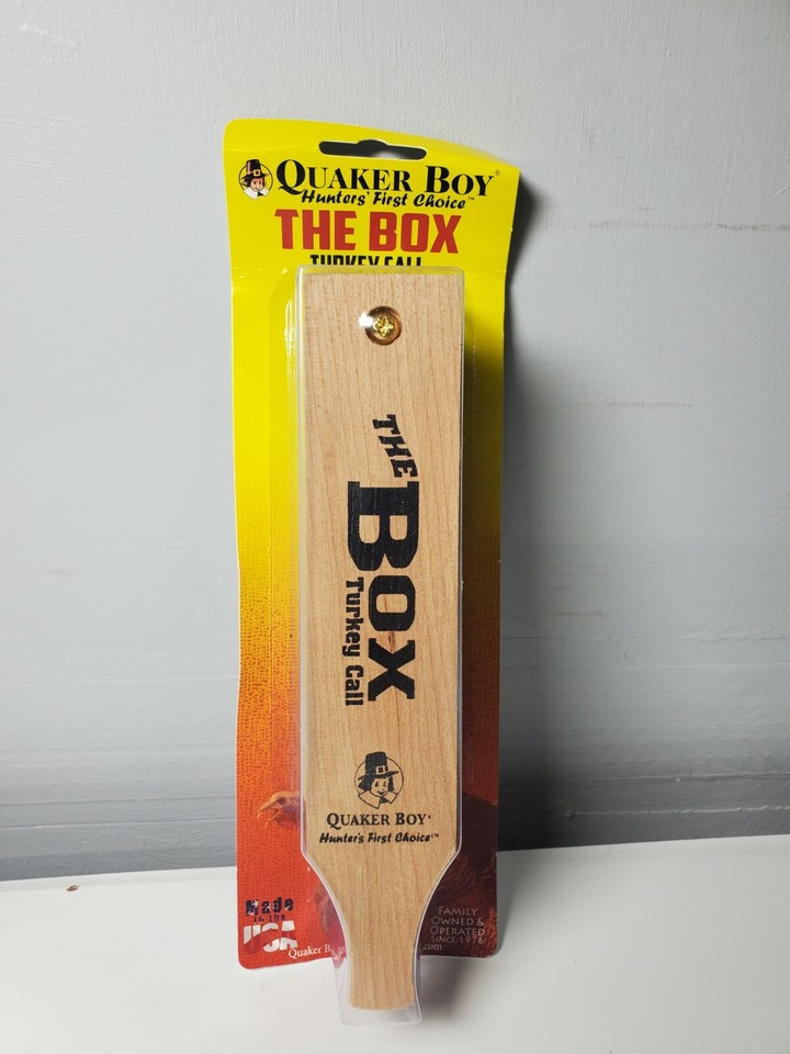 NEW in Pack Quaker Boy The BOX Turkey Hunting Call Hunt FREE Ship | eBay