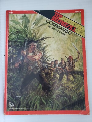 Commando (Top Secret SI RPG TSAC5) TSR 7631 | eBay