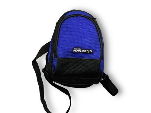Nintendo Game Boy Advance SP Travel Carry Mini Case Backpack Bag Blue ...