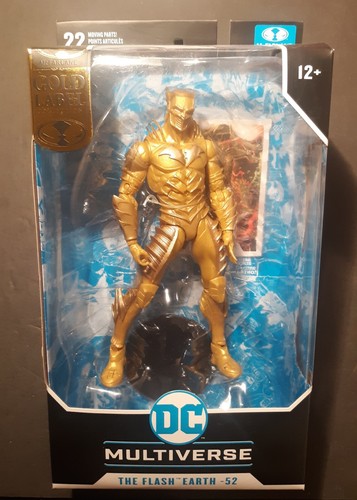 Mcfarlane DC Multiverse The Flash Earth 52 Gold Label | eBay