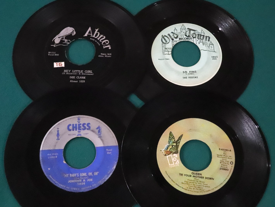 Lot 48 Different Rare / Scarce/Obscure 45 rpm Discs Varied Labels ...
